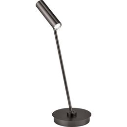 LED Tischleuchte "TOM", bronzefarben eloxiert, 1, &Oslash; 16cm H: 50cm, 1 Stk., HELL H&Ouml;LLISCH GUTES LICHT, Leuchten, Tastdimmer, LED Tischleuchte