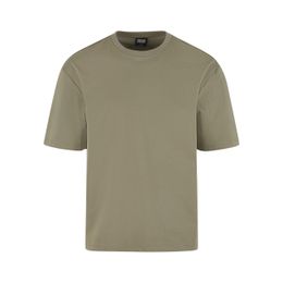 T-Shirt Urban Classics "Urban Classics Sorona Loose Fit Tee", Jungen, Gr. L, paleolive, 70% Baumwolle, 30% Polyester (Sorona), unifarben, oversize, Rundhals, Shirts T-Shirt
