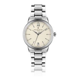 Quarzuhr PHILIPP BLANC "PB1-B090S", silber, Armbanduhren, Herren, Quarzuhr