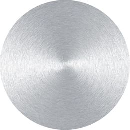 LED Wandleuchte "DELTA", aluminiumfarben eloxiert, 1, &Oslash; 30cm H: 4cm, 1 Stk., HELL H&Ouml;LLISCH GUTES LICHT, Leuchten, B-Link Fernbedienung, LED Wandleuchte