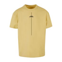 T-Shirt Merchcode "Merchcode Herren Think Different Heavy Oversized Tee", Jungen, Gr. XS, palemoss, 100% Baumwolle, bedruckt, oversize, Rundhals, Shirts T-Shirt