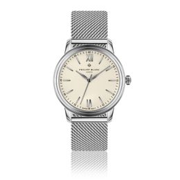 Quarzuhr PHILIPP BLANC "PB1-B010S", silber, Armbanduhren, Herren, Quarzuhr