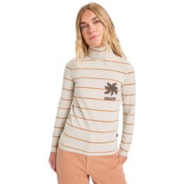 T-Shirt Quiksilver "Saujana", Damen, Gr. M, moonstruck stripe, Obermaterial:[Hauptmaterial] 95% Baumwolle, 5% Elasthan., Shirts T-Shirt