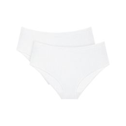 Midislip Triumph "Sense of Modal", Damen, Gr. XS, wei&szlig;, Single Jersey, Obermaterial: 87% Modal, 13% Elasthan, k&ouml;rpernah, Unterhosen, mit h&ouml;herem Bund aus Modal, weich und kaum sichtbar
