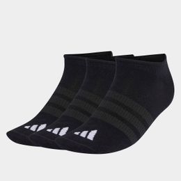 Sportsocken adidas Sportswear "T ESS NS 3P", Damen, Gr. L (43/45), schwarz (schwarz, schwarz, wei&szlig;), Obermaterial: 58% Baumwolle, 36% Polyester, 3% Elasthan, 2% Elastodien, 1% Polyamid, Socken Sportsocken, f&uuml;r Fitness, d&uuml;nne und leichte Konstruktion