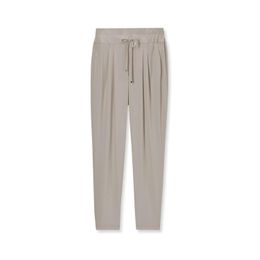 Madeleine Mode Jogger Pants MADELEINE "Hose Leichte Jogg-Pants mit Bundfalten", Damen, Gr. 38, N + K Gr, blau (kitt), Obermaterial: 82% Polyamid PA. 18% Elasthan EL., Modern, Hosen