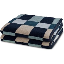 Handt&uuml;cher Ross "Three Stars 9040", nachtblau, B:50cm L:100cm, Frottier, Frottier, Handt&uuml;cher, 100% Baumwolle, made in Germany