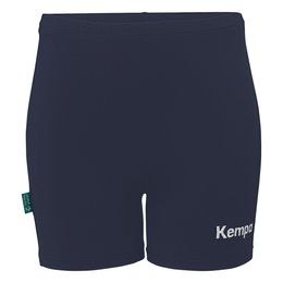 Thermounterhose Kempa "Tights Kids", M&auml;dchen, Gr. 152, 1 Stk., blau (marine), Obermaterial: 94% Baumwolle CO(Bio). 6% Elasthan EL., Unterhosen Thermounterhose
