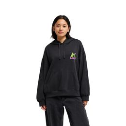 Hoodie Quiksilver "Standard", Damen, Gr. L, tarmac, Obermaterial: 100% Baumwolle., Sweatshirts Hoodie