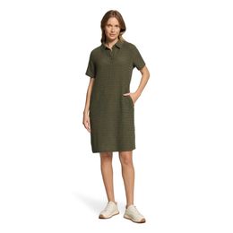 Polokleid Cartoon "Damen mit Eingrifftaschen", Damen, Gr. 36, Normalgr&ouml;&szlig;en, beetle, Obermaterial: 95% Polyester, 5% Elasthan, gerade kurz, V-Ausschnitt, Kleider