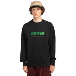 Sweatshirt Element "Nature Calls x Element Progress", Herren, Gr. M, schwarz (flint schwarz), Obermaterial: 50% Baumwolle, 30% Baumwolle, 20% Polyester., Sweatshirts Sweatshirt