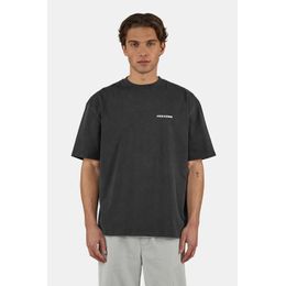 T-Shirt Pegador "Bovec Oversized Tee", Jungen, Gr. M, vintage schwarz, Single Jersey, Obermaterial: 100% Baumwolle, bedruckt, oversize normal, Rundhals, Shirts T-Shirt, Baumwolle, oversize