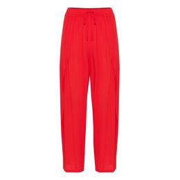 Stoffhose Cream "Hose CRALLIE", Damen, Gr. 38, N-Gr, rot (flame scarlet), Obermaterial: 100% Viskose CV., Hosen Stoffhose