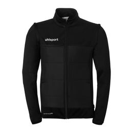 Funktionsjacke Uhlsport "Jacke Essential Multijacket", Herren, Gr. 4XL, schwarz (schwarz, wei&szlig;), Obermaterial: 100% Polyester Pol. recyc.., Jacken Funktionsjacke