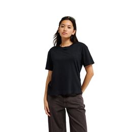 T-Shirt Quiksilver "Essential", Damen, Gr. XL, schwarz, Obermaterial: 100% Baumwolle., Shirts T-Shirt