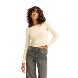 Ripptanktop Billabong "Way Out Knit", Damen, Gr. S, wei&szlig; cap, Obermaterial: 63% Polyester, 34% Baumwolle, 3% Elasthan., Tops