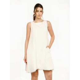 Maxikleid LIBERT&Eacute; ESSENTIEL "Libert&eacute; Essentiel Dress BARBEL", Damen, Gr. M, Normalgr&ouml;&szlig;en, sanftes wei&szlig;, Obermaterial: 80% Polyester - PES, 20% Baumwolle, % Elasthan, Kleider Maxikleid