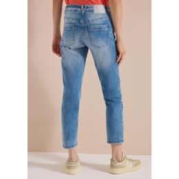 Comfort-fit-Jeans Cecil, Damen, Gr. 25, L&auml;nge 28, light blau wash, Jeans, 78% Baumwolle, 20% Polyester, 2% Elasthan, unifarben, kn&ouml;chelfrei, Jeans, Middle Waist