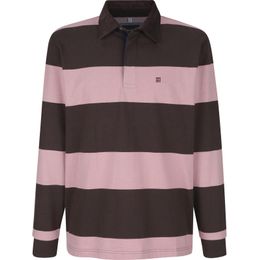 Sweatshirt Babista "Sweatshirt VERANELLO", Herren, Gr. 48, braun (dunkelbraun gestreift), Obermaterial: 100% Baumwolle CO., Shirts Sweatshirt