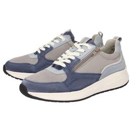 Sneaker Sioux "Tasulio-700-J", Herren, Gr. 41.5 (UK 7 1/2), blau, Obermaterial: 50% Kalbsveloursleder CAVL. 50% Lammveloursleder LAVL. 100% Gummi rubber., Schuhe Sneaker