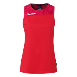 Sporttop Kempa "TankTop Athletics 29 Women", Damen, Gr. L, rot (rot, chilirot), Obermaterial: 100% Polyester Pol. recyc.., Tops Sporttop