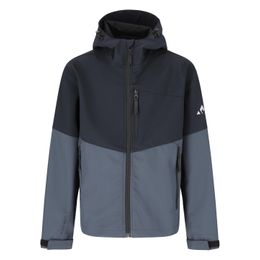 Softshelljacke WHISTLER "Rodney V2", Kinder, Gr. 128, dunkelblau, blau, 100% Polyester, mehrfarbig, unifarben, normal, ohne Ausschnitt, Jacken Softshelljacke, Bionic Finish