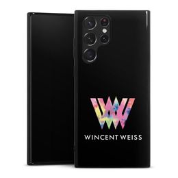 DeinDesign Galaxy S22 Ultra Handy Silikon H&uuml;lle Case schwarz Handyh&uuml;lle Official Licensed Product Wincent Weiss Music