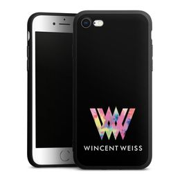 DeinDesign iPhone SE (2020) Handy Premium Silikon H&uuml;lle Handyh&uuml;lle schwarz Case Official Licensed Product Wincent Weiss Music Silikon Premium Case