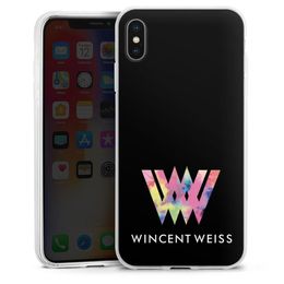 DeinDesign iPhone Xs Max Handy Silikon H&uuml;lle Case transparent Handyh&uuml;lle Official Licensed Product Wincent Weiss Music Silikon Case
