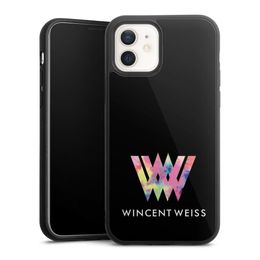 DeinDesign iPhone 12 Handy Gallery Case Handyh&uuml;lle 9H Geh&auml;rtetes Glas R&uuml;ckseite H&uuml;lle Official Licensed Product Wincent Weiss Music Gallery Case