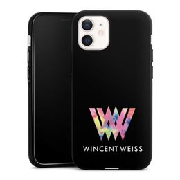 DeinDesign iPhone 12 Handy Silikon H&uuml;lle Case schwarz Handyh&uuml;lle Official Licensed Product Wincent Weiss Music