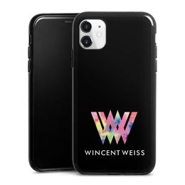 DeinDesign iPhone 11 Handy Silikon H&uuml;lle Case schwarz Handyh&uuml;lle Official Licensed Product Wincent Weiss Music