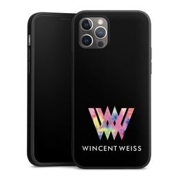 DeinDesign iPhone 12 Pro Handy Premium Silikon H&uuml;lle Handyh&uuml;lle schwarz Case Official Licensed Product Wincent Weiss Music Silikon Premium Case