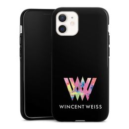 DeinDesign iPhone 12 mini Handy Silikon H&uuml;lle Case schwarz Handyh&uuml;lle Official Licensed Product Wincent Weiss Music