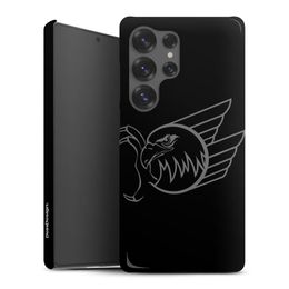 DeinDesign Galaxy S25 Ultra Handy Premium Case Smartphone Handyh&uuml;lle Schutzh&uuml;lle gl&auml;nzend Adler Mannheim Ice Hockey Sports Premium Case