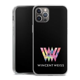 DeinDesign iPhone 12 Pro Max Handy Silikon H&uuml;lle Case transparent Handyh&uuml;lle Official Licensed Product Wincent Weiss Music Silikon Case