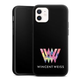 DeinDesign iPhone 12 mini Handy Premium Silikon H&uuml;lle Handyh&uuml;lle schwarz Case Official Licensed Product Wincent Weiss Music Silikon Premium Case