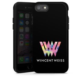DeinDesign iPhone SE (2022) Handy Panzer Handyh&uuml;lle robuste Outdoor H&uuml;lle Schutzh&uuml;lle gl&auml;nzend Music Wincent Weiss Official Licensed Product Tough Case