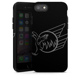 DeinDesign iPhone SE (2020) Handy Panzer Handyh&uuml;lle robuste Outdoor H&uuml;lle Schutzh&uuml;lle matt Adler Mannheim Sports Ice Hockey Tough Case