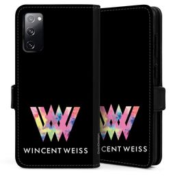 DeinDesign Galaxy S20 Handy Klapph&uuml;lle Handyh&uuml;lle aus Kunst Leder schwarz Flip Case Official Licensed Product Wincent Weiss Music Sideflip mit Lasche