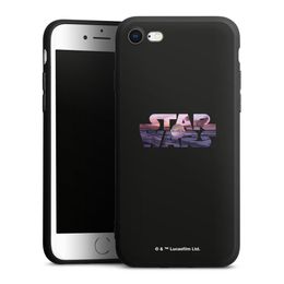 DeinDesign iPhone SE (2020) Handy Premium Silikon H&uuml;lle Handyh&uuml;lle schwarz Case The Child Star Wars The Mandalorian Silikon Premium Case