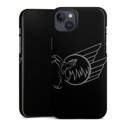 DeinDesign iPhone 14 Plus Handy Premium Case Smartphone Handyh&uuml;lle Schutzh&uuml;lle gl&auml;nzend Adler Mannheim Ice Hockey Sports Premium Case