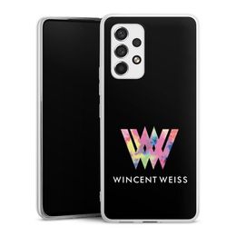 DeinDesign Galaxy A53 5G Handy Silikon H&uuml;lle Case transparent Handyh&uuml;lle Music Wincent Weiss Official Licensed Product Silikon Case