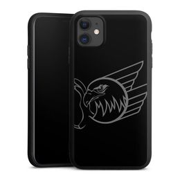 DeinDesign iPhone 11 Handy Premium Silikon H&uuml;lle Handyh&uuml;lle schwarz Case Adler Mannheim Ice Hockey Sports Silikon Premium Case