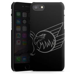 DeinDesign iPhone SE (2020) Handy Premium Case Smartphone Handyh&uuml;lle Schutzh&uuml;lle matt Adler Mannheim Sports Ice Hockey Premium Case