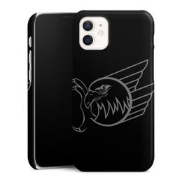 DeinDesign iPhone 12 mini Handy Premium Case Smartphone Handyh&uuml;lle Schutzh&uuml;lle gl&auml;nzend Adler Mannheim Ice Hockey Sports Premium Case