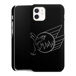 DeinDesign iPhone 12 mini Handy Premium Case Smartphone Handyh&uuml;lle Schutzh&uuml;lle matt Adler Mannheim Ice Hockey Sports Premium Case