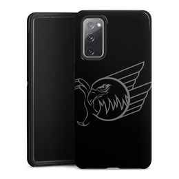 DeinDesign Galaxy S20 FE 5G Handy Panzer Handyh&uuml;lle robuste Outdoor H&uuml;lle Schutzh&uuml;lle gl&auml;nzend Adler Mannheim Ice Hockey Sports Tough Case