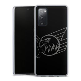DeinDesign Galaxy S20 FE Handy Silikon H&uuml;lle Case transparent Handyh&uuml;lle Adler Mannheim Ice Hockey Sports Silikon Case