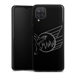 DeinDesign Galaxy A12 Handy Silikon H&uuml;lle Case schwarz Handyh&uuml;lle Adler Mannheim Ice Hockey Sports